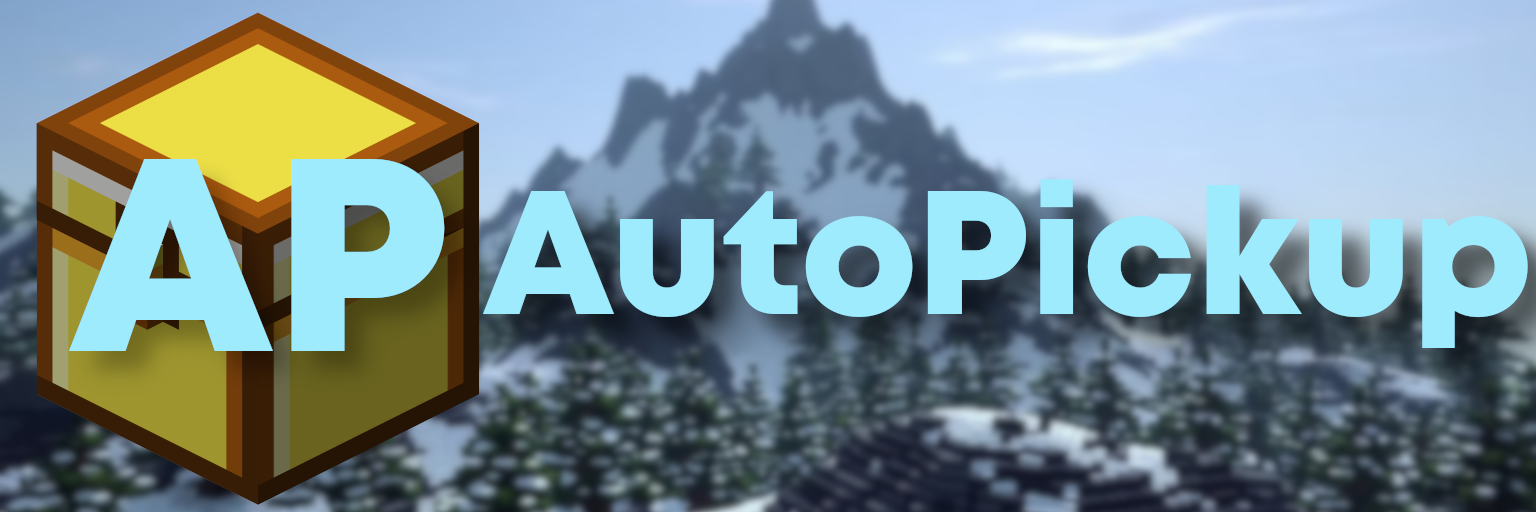 AutoPickup | SpigotMC - High Performance Minecraft Community